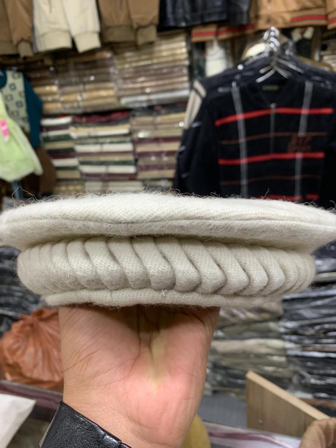 Afghan Topi Chitrali Pakol 100 % Wool White Color Cap Pakol Peshawari ...