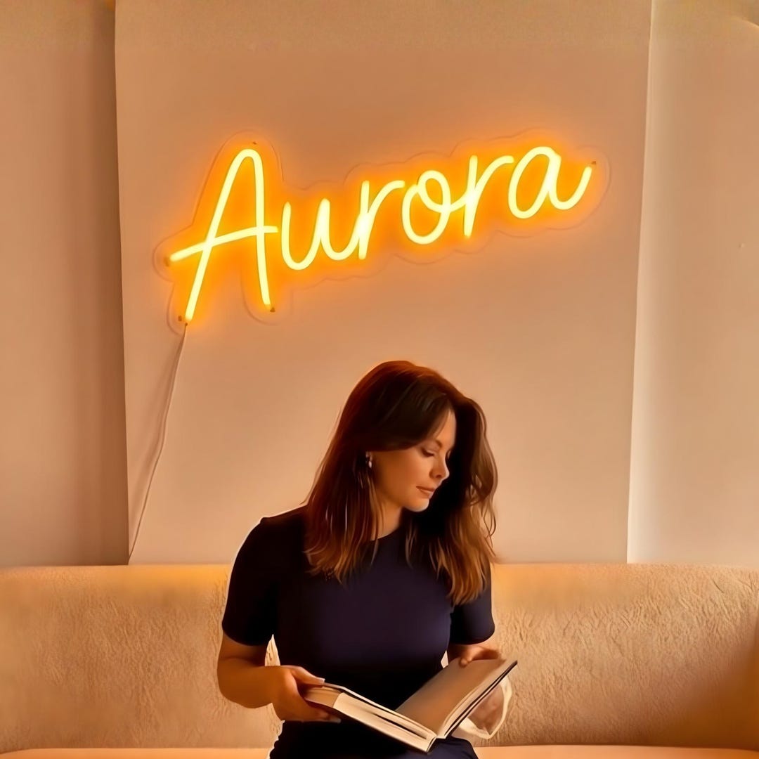 Custom Neon Names, Personalized LED Names, Nursery LED Decor, Kids Name ...