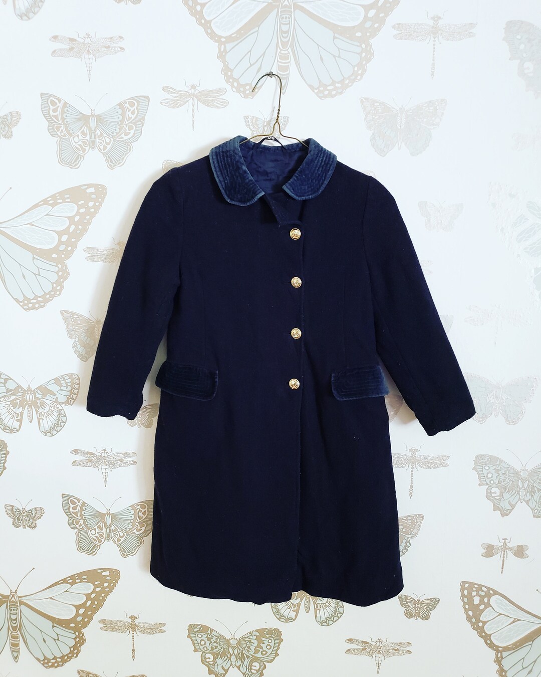 Vintage Adorable 1950s Peacoat Dark Navy Blue Sailor Jacket - Etsy