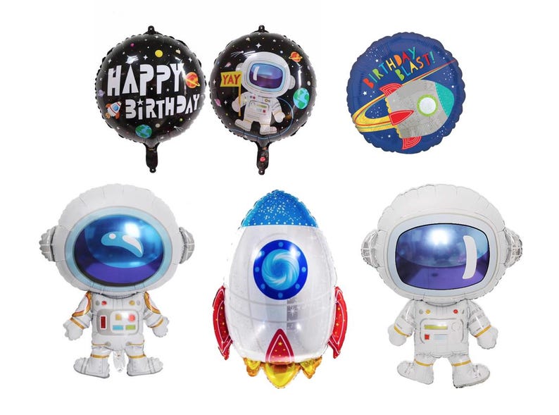 Space Astronaut Birthday Party Decorations 39pc Kit Happy Birthday ...