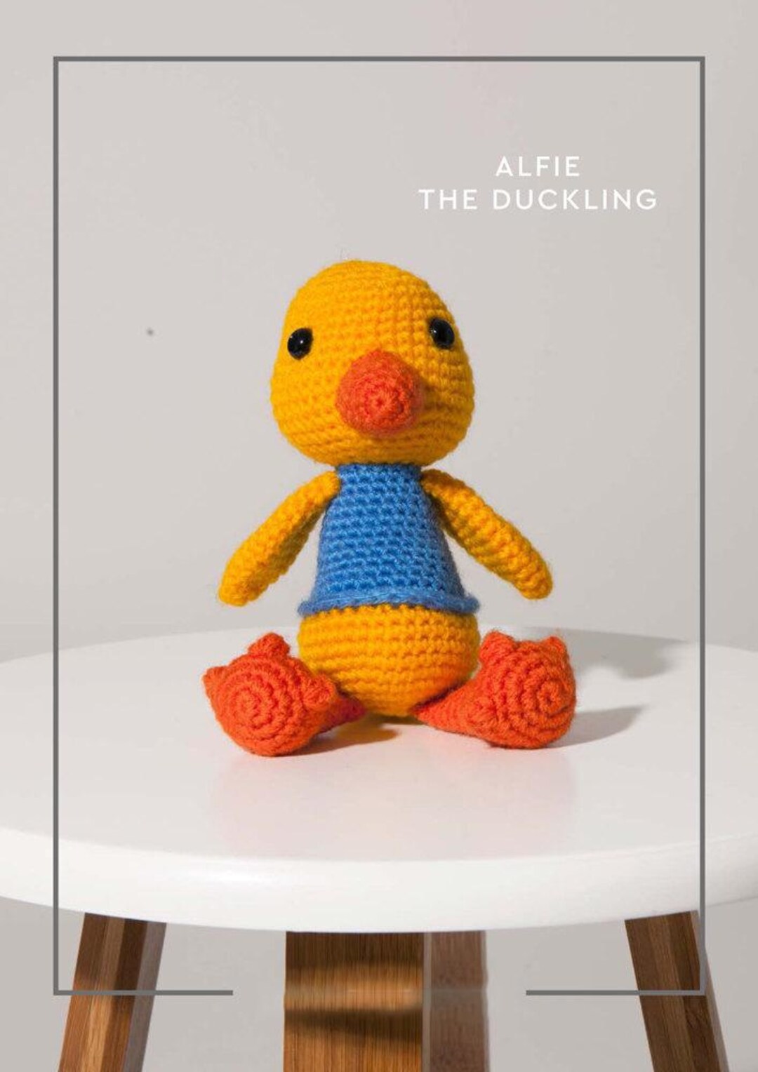 Handmade Crochet Duck - Alfie the Duckling, Amigurumi Plush Toy, Cute ...