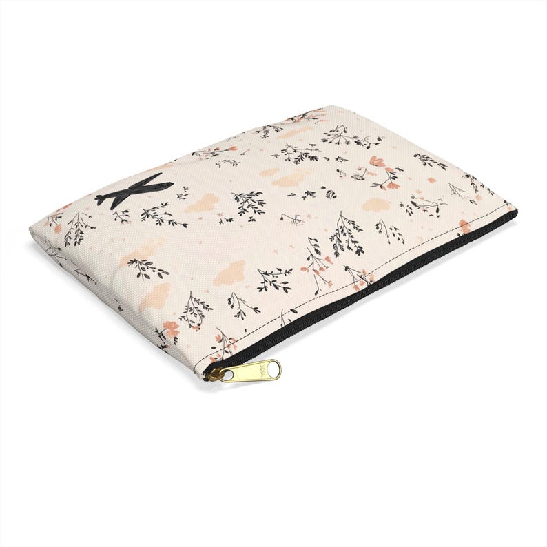 Aviation Travel Pouch - Airplane Pattern Zipper Bag, Flight Attendant ...