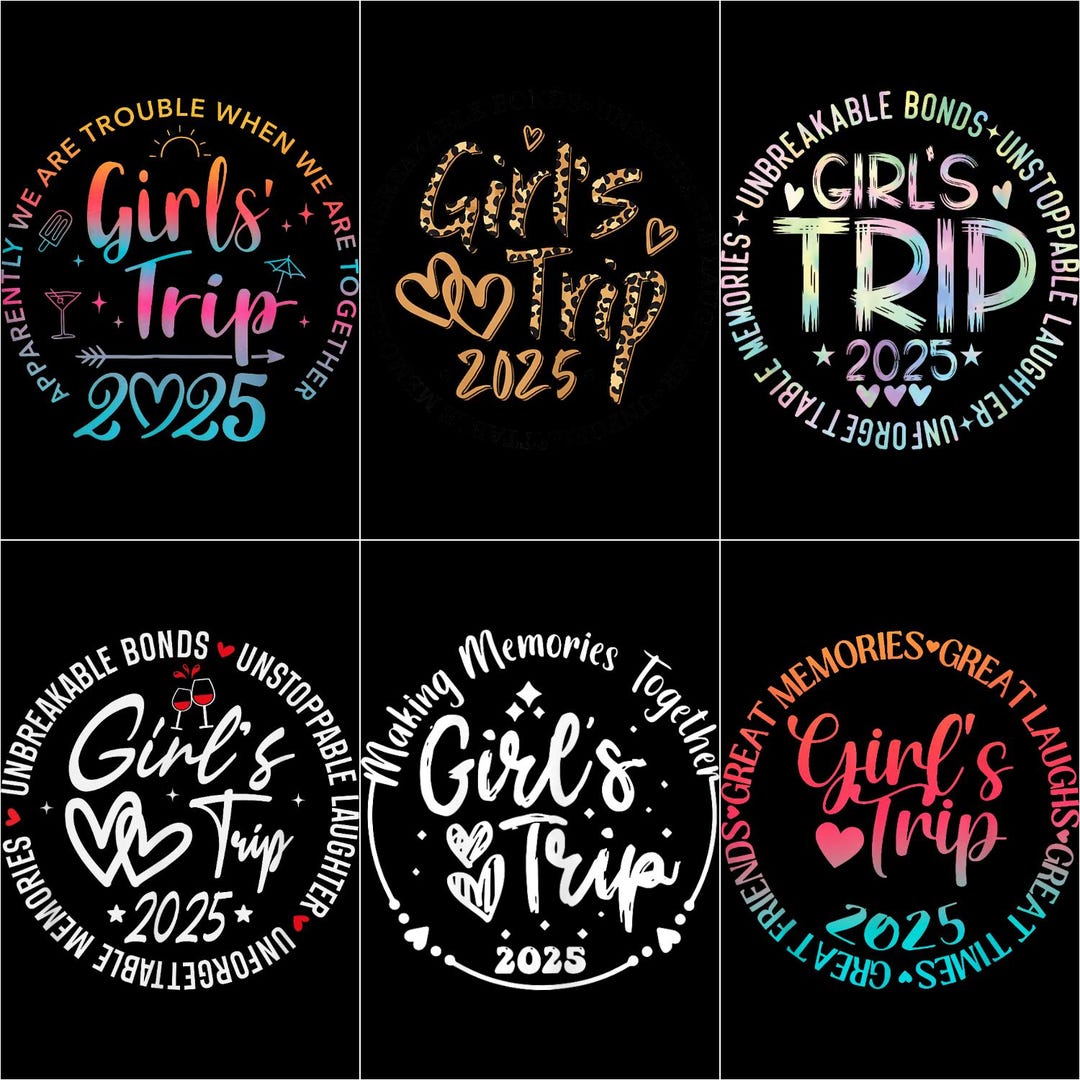 Girl Trip 2025 PNG, We Are Trouble When We Are Together, Summer ...