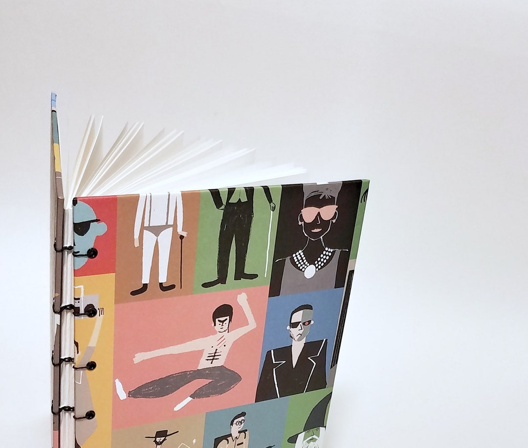 Pop Culture Journal - Pop Icons Notebook - Geek Journal - Movie Scene ...