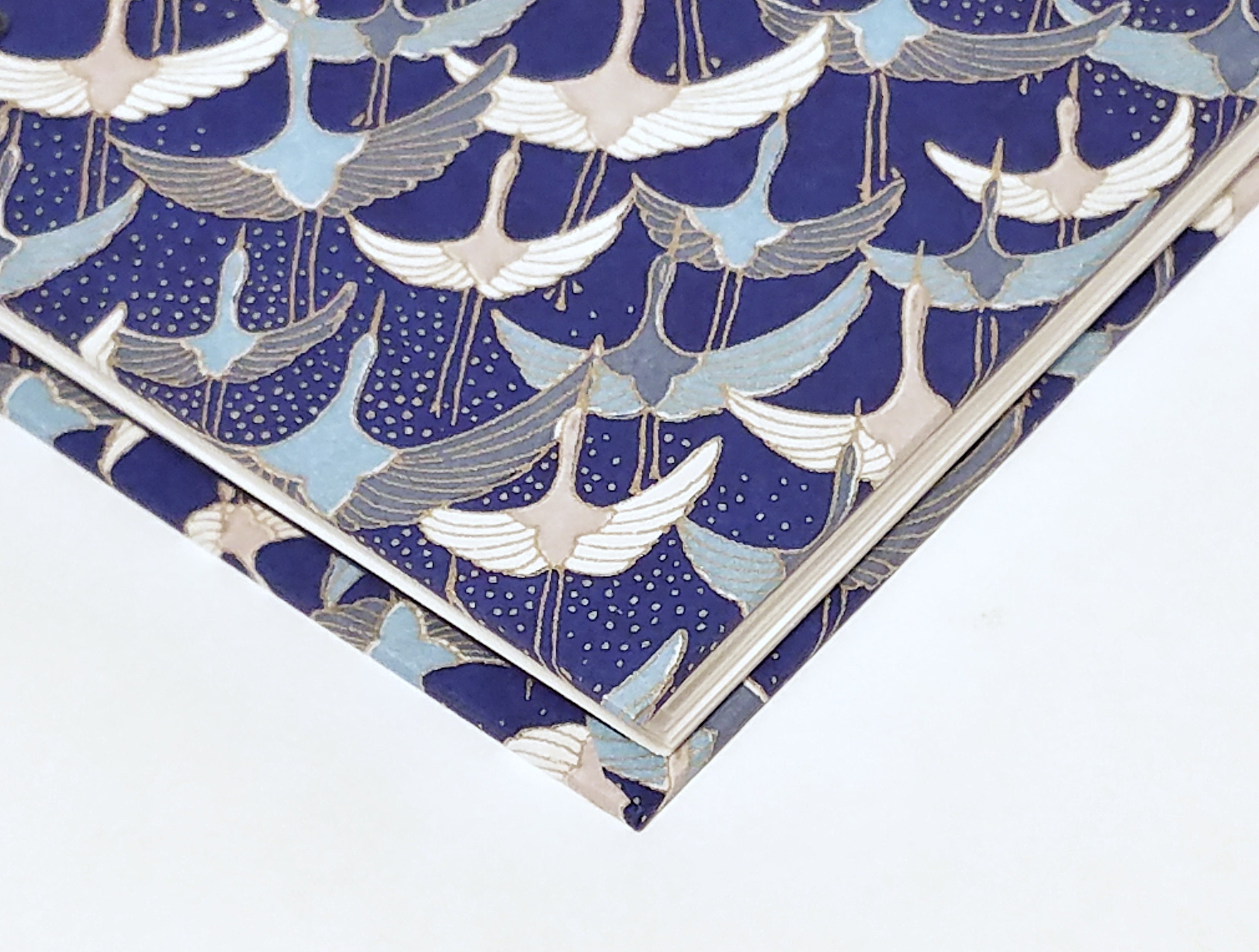 Japanese Blue Cranes Coptic Bound Writing Journal Japanese - Etsy