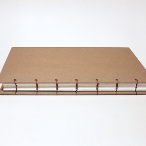 Kraft Journal - Minimalist Notebook - Plain Journal - Brown Notebook ...