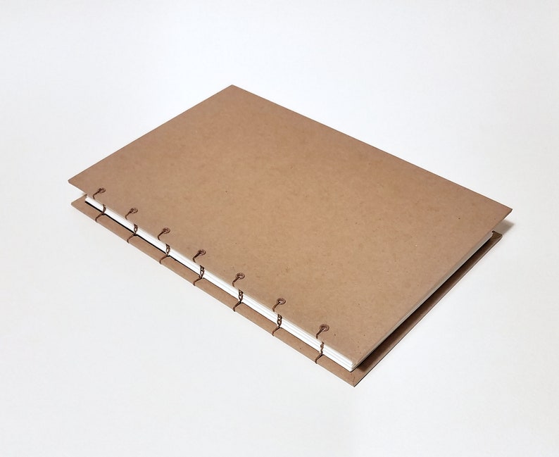 Kraft Journal Minimalist Notebook Plain Journal Brown | Etsy