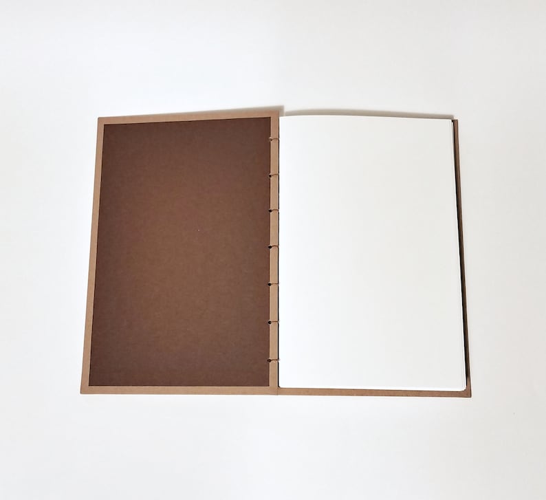 Kraft Journal - Minimalist Notebook - Plain Journal - Brown Notebook ...