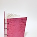 Pink Faux Leather Journal - Pink Notebook - Textured Journal ...