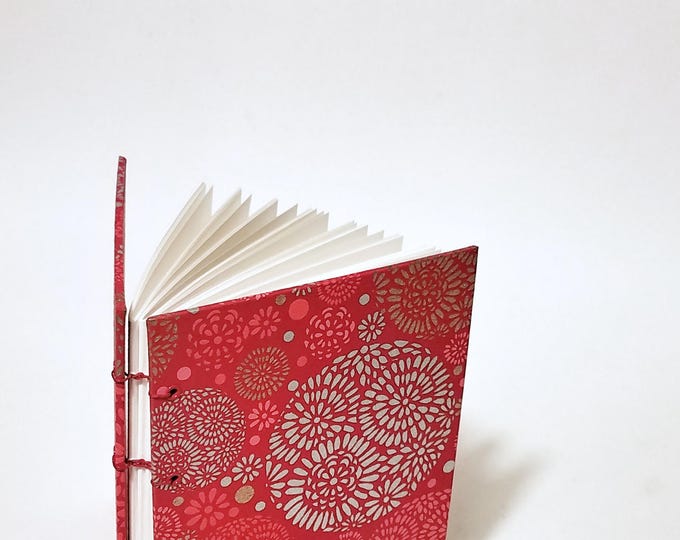 Red With Metallic Circles Writing Journal Red Journal Lay - Etsy