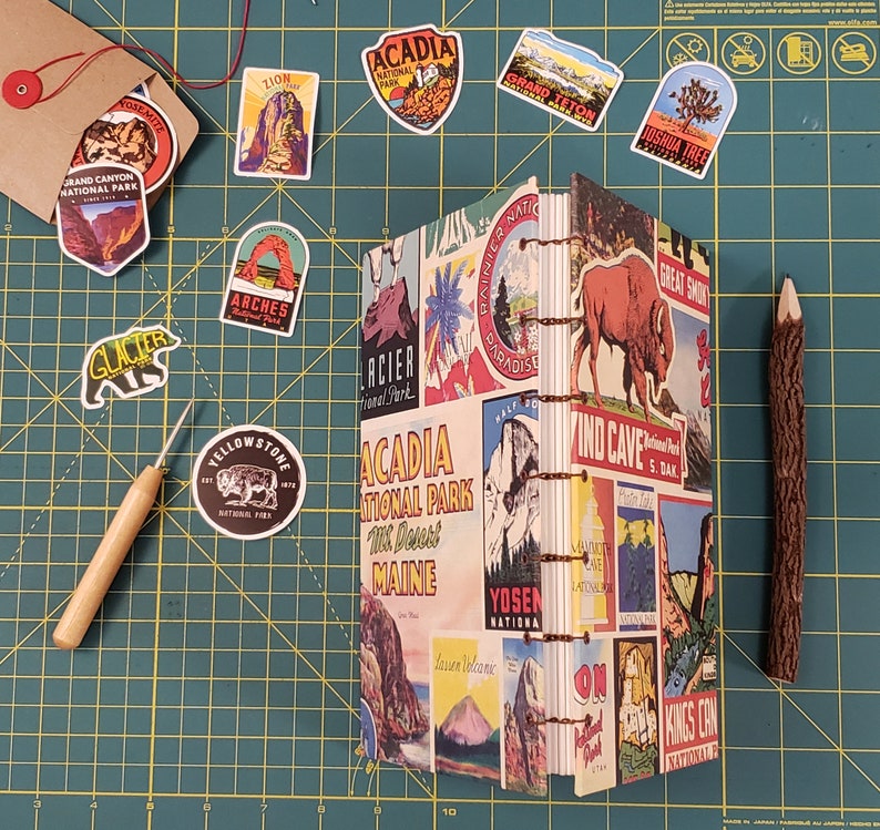 US National Park Journal Travel Notebook Wanderlust Gift - Etsy