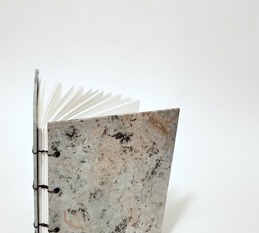 Opal Marbled Journal - Gray Marble Journal - Gray Marble Notebook ...