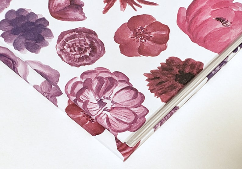 Spring Bloom Journal Flower Notebook Floral Journal | Etsy