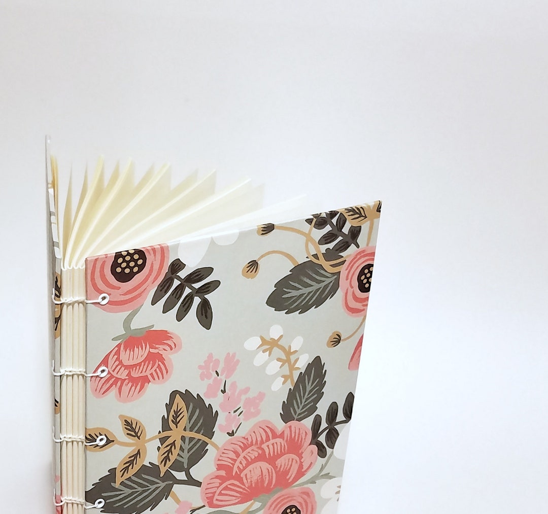 Light Blue Botanical Journal - Blue Flower Notebook - Floral Notebook ...