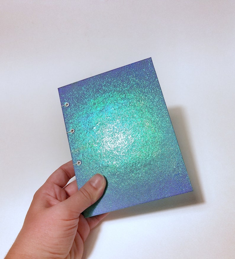 Blue Holographic Journal Blue Iridescent Notebook Hologram - Etsy