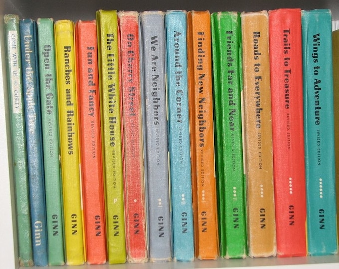 1959-1964 Ginn Basic Readers SET - Tom Betty and Susan - Complete 1st ...