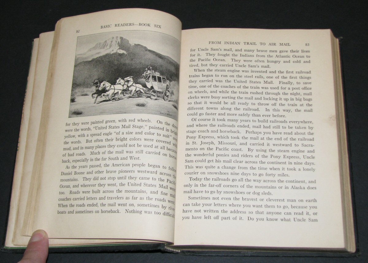 M 1936 Elson-gray Basic Readers Book Six Scott Foresman & - Etsy