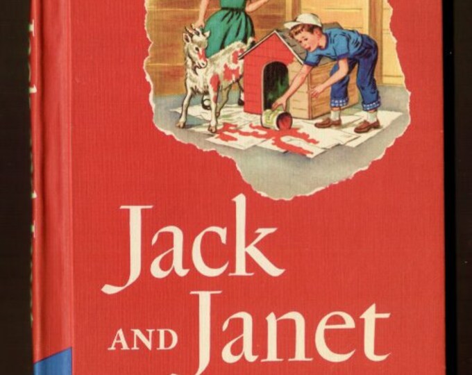 1957 Jack and Janet - First Grade PRIMER in Tip and Mitten Series MINT ...