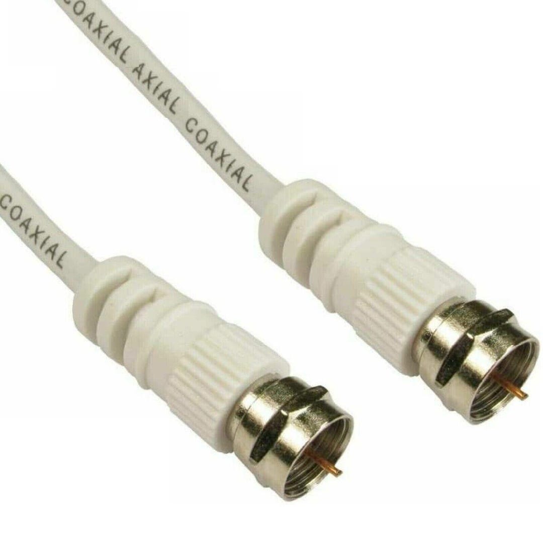 Coaxial Cable for Virgin Media, Sky TV, and Satellite Systems Male-to ...