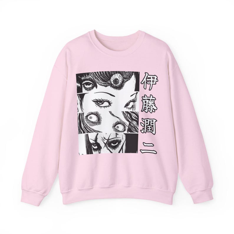 Horror Creepy Girls Manga Sweater: Tomie Anime Horror Shirt, Japanese ...