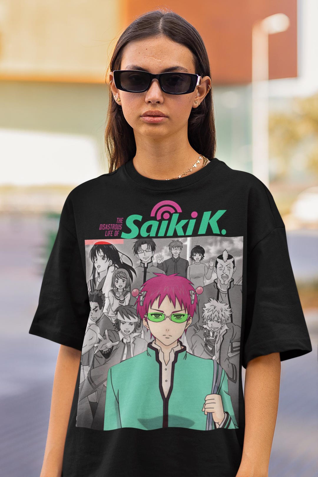 Saiki K Annoyed Face Anime Shirt, High School Anime Shirt, Funny ...