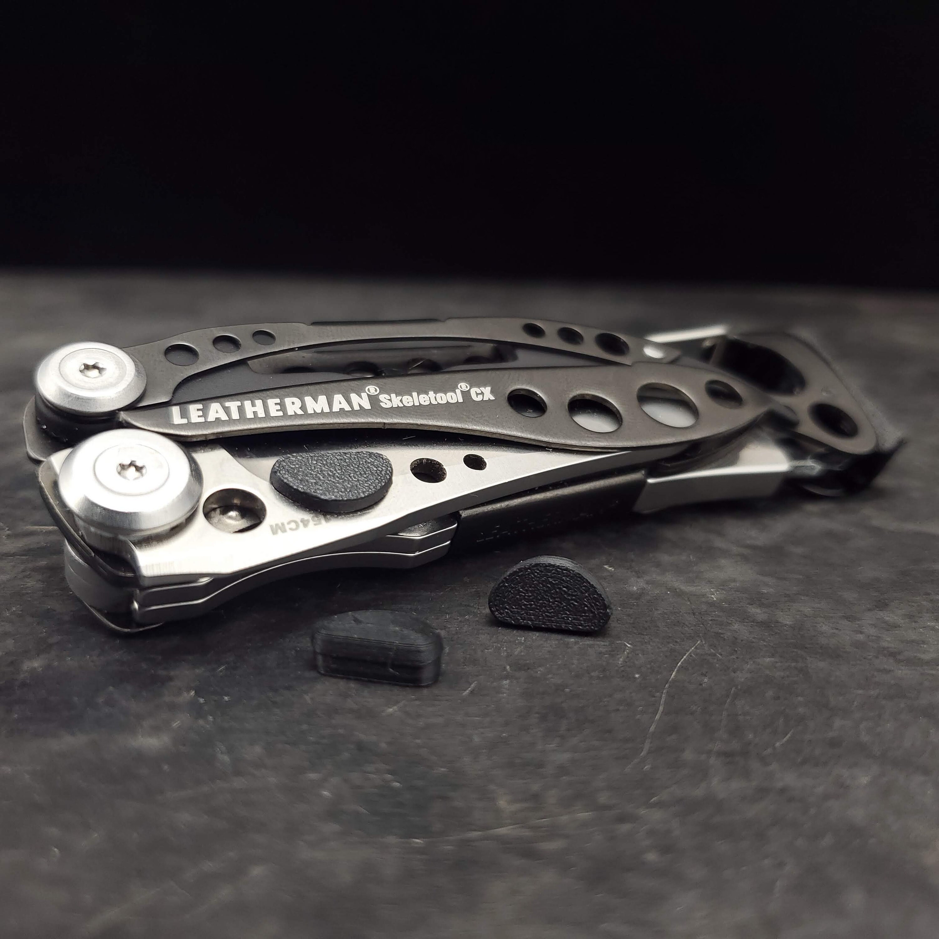 Two Leatherman Skeletool Textured Thumb Studs — Kristen Van Patten