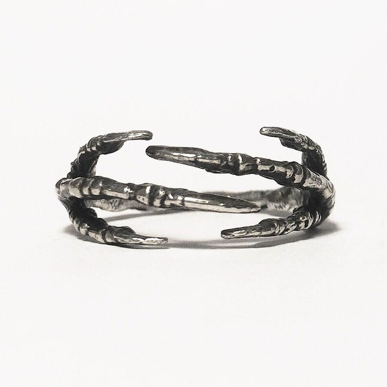 Cardinal Sin Claw Ring Single Talon Sterling Silver - Etsy