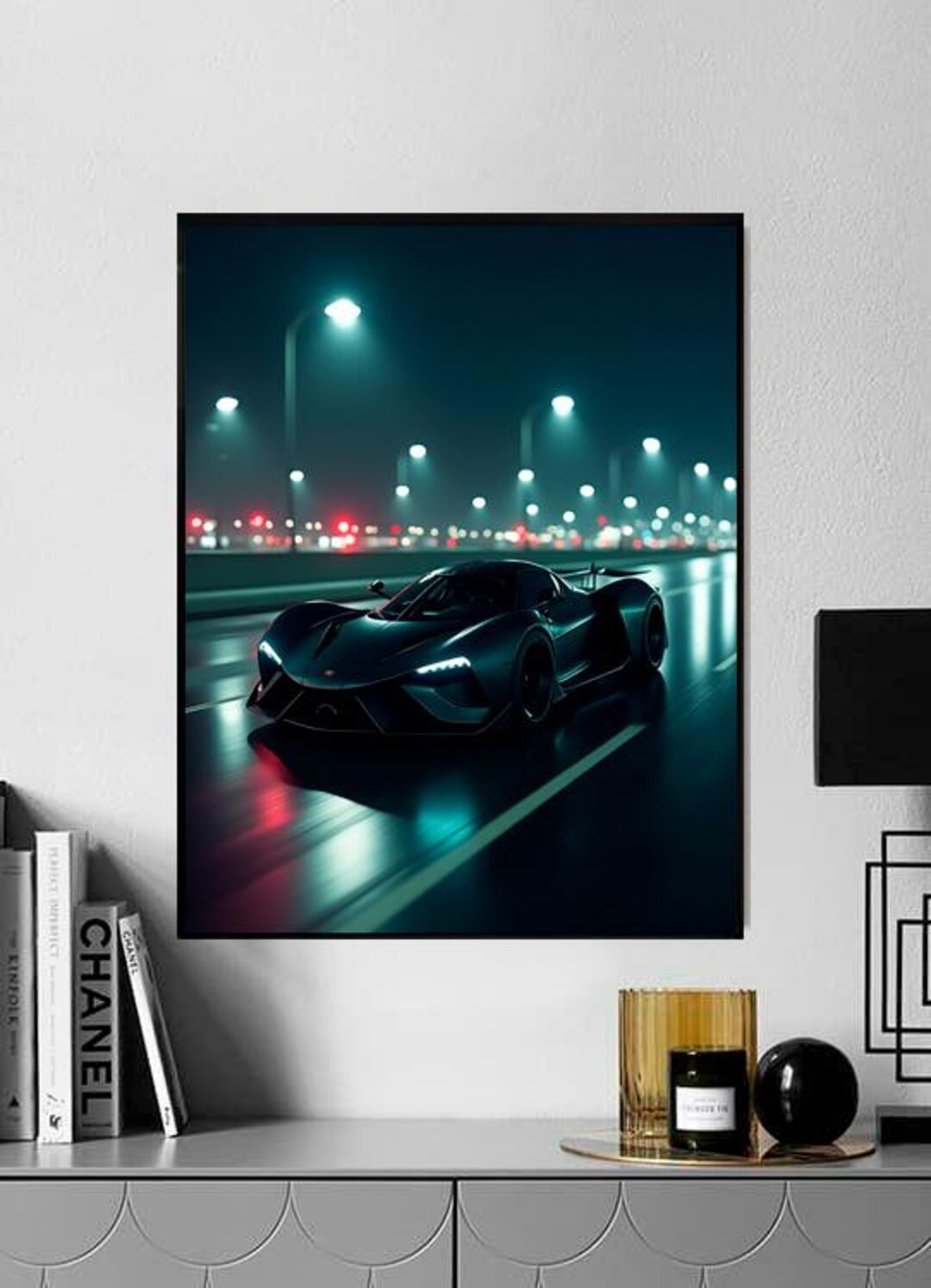 JDM Skyline Poster | Midnight Club Design | Japanese Car Art | Digital ...