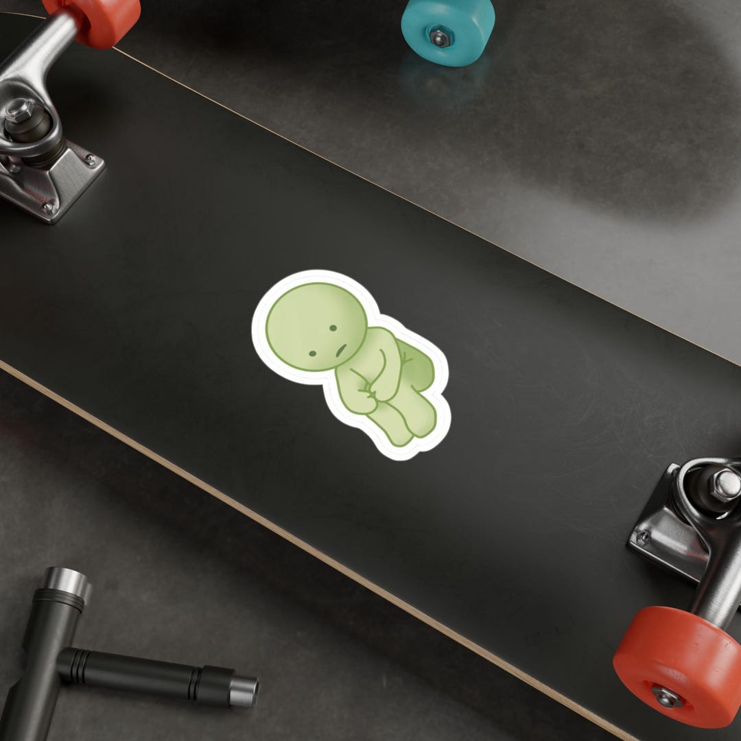 Smiski Figure Kiss-cut Vinyl Decals, Adhesive Stickers, Cute Design ...