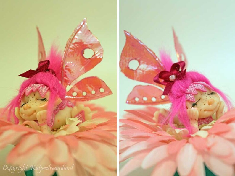 Flower Fairy Fae Troll Gnome Faerie Trinity Ooak Art Doll - Etsy