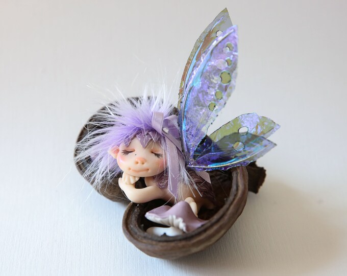 Reserved for Char...!!ooak Fairy Troll Viola Faerie Fae Gnome Sculpture ...