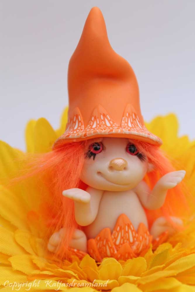 Fall Autumn Flower Elf Liam Fairy Fae Troll Gnome Miniature - Etsy
