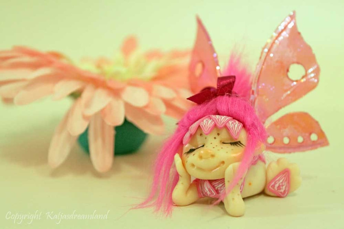 Flower Fairy Fae Troll Gnome Faerie Trinity Ooak Art Doll - Etsy