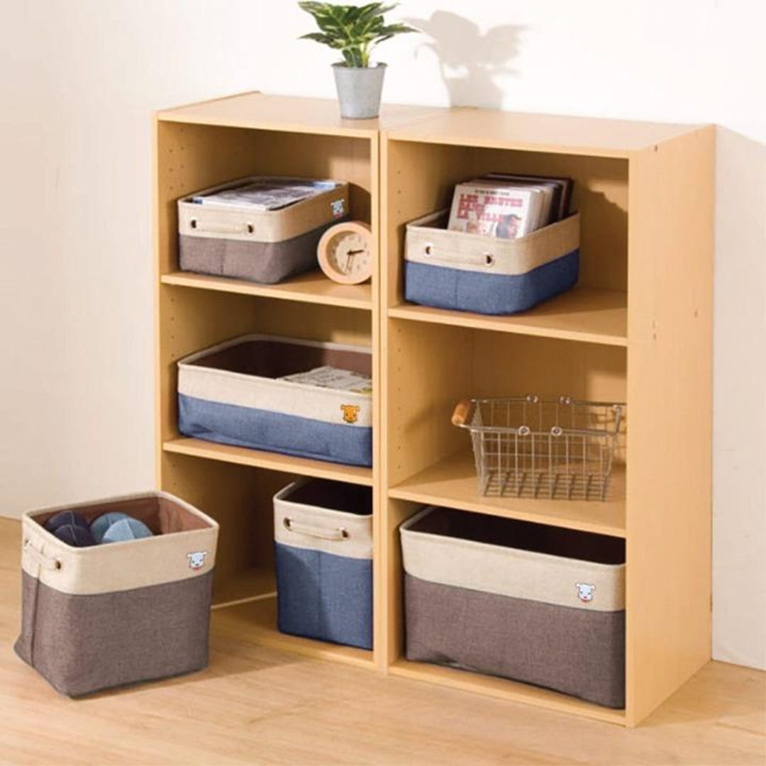 Nordic Fabric Storage Box Without Cover Imitation Cotton and Linen ...