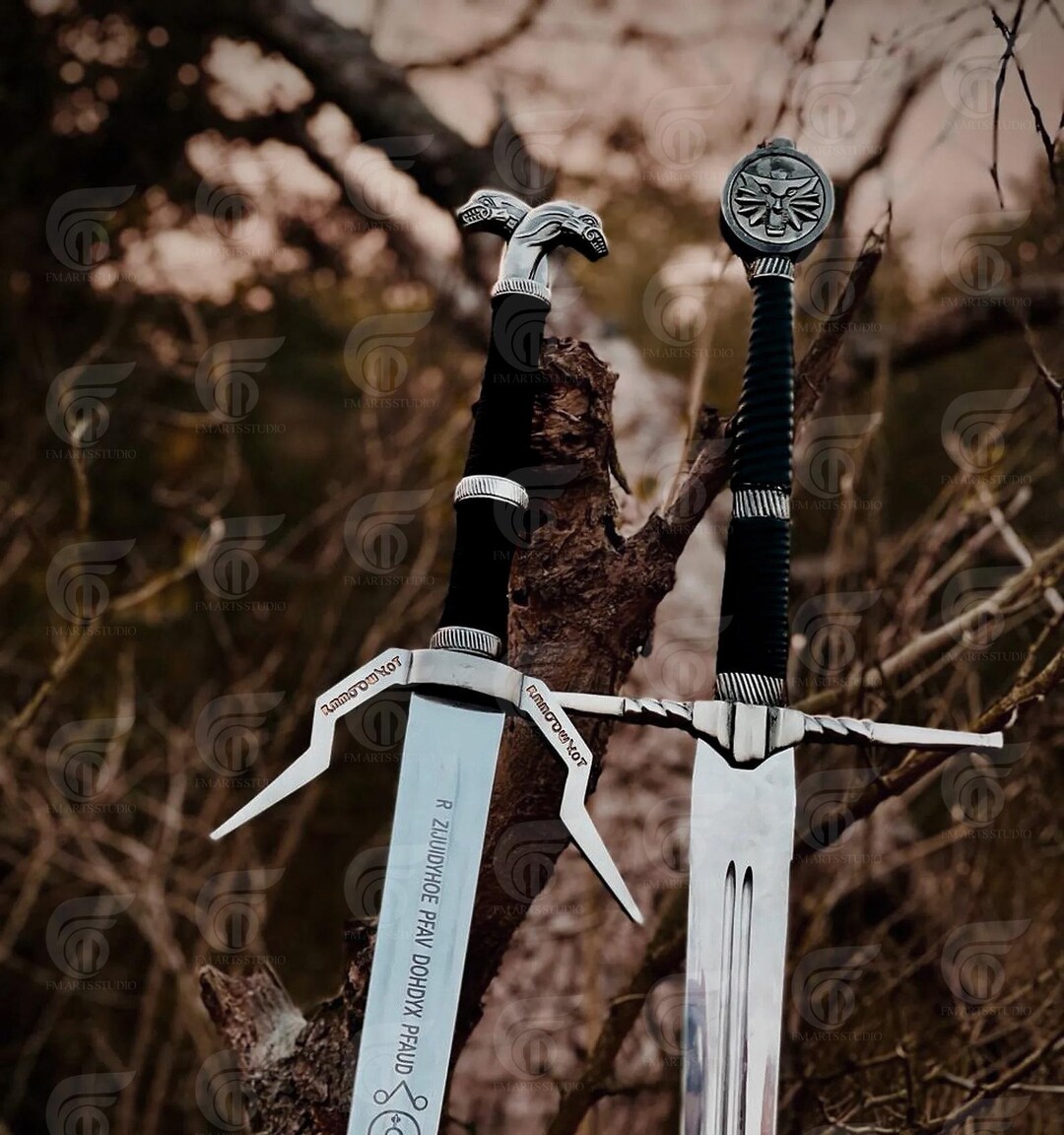 Handmade Witcher 3 Sword Master Sword OF Geralt of Rivia Feline Steel ...