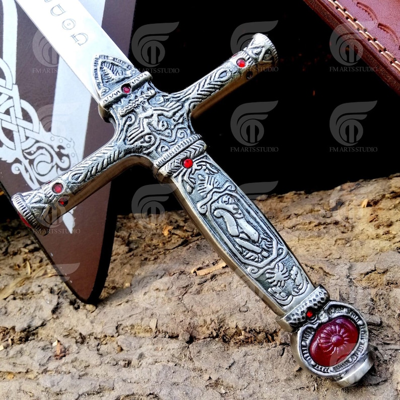Custom Handmade Harry Potter Sword, Wizard Wand Godric Gryffindor Sword ...