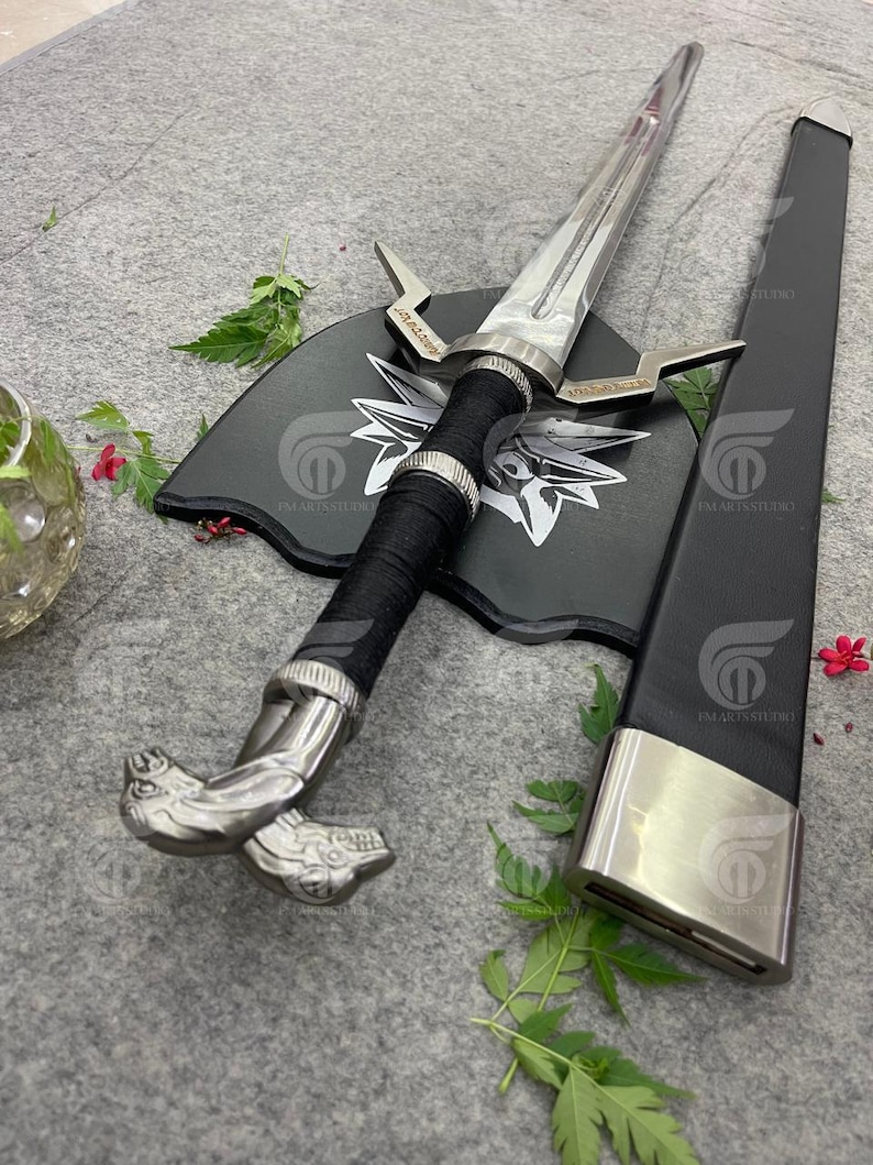 Hand Forged Witcher 3 Sword Master Sword OF Geralt of Rivia Feline ...