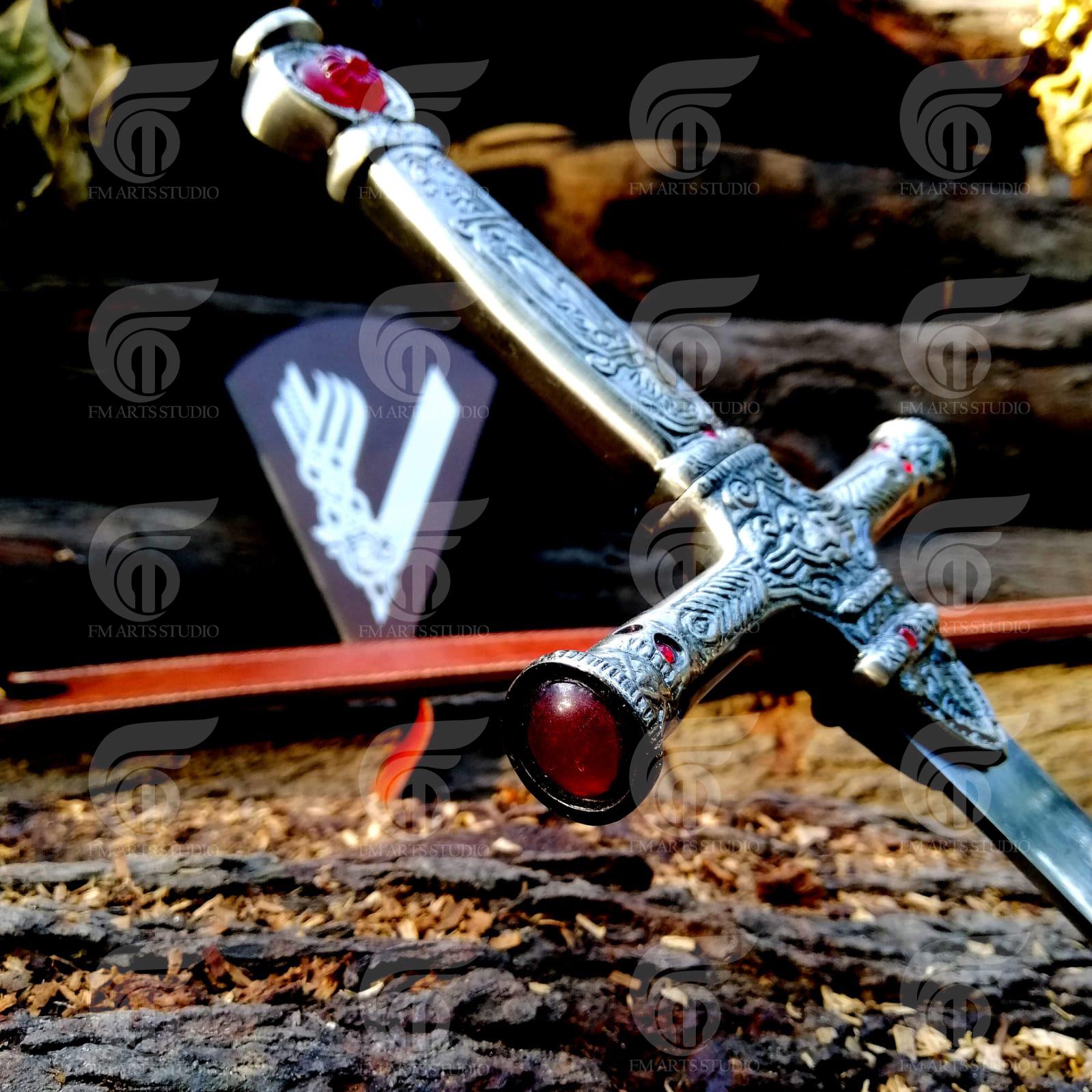 Custom Handmade Harry Potter Sword, Wizard Wand Godric Gryffindor Sword ...