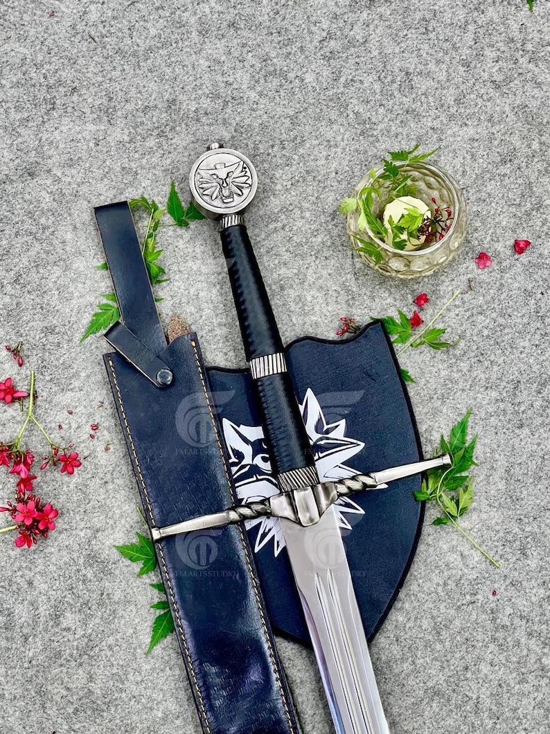 Hand Forged Witcher 3 Sword Master Sword OF Geralt of Rivia Feline ...