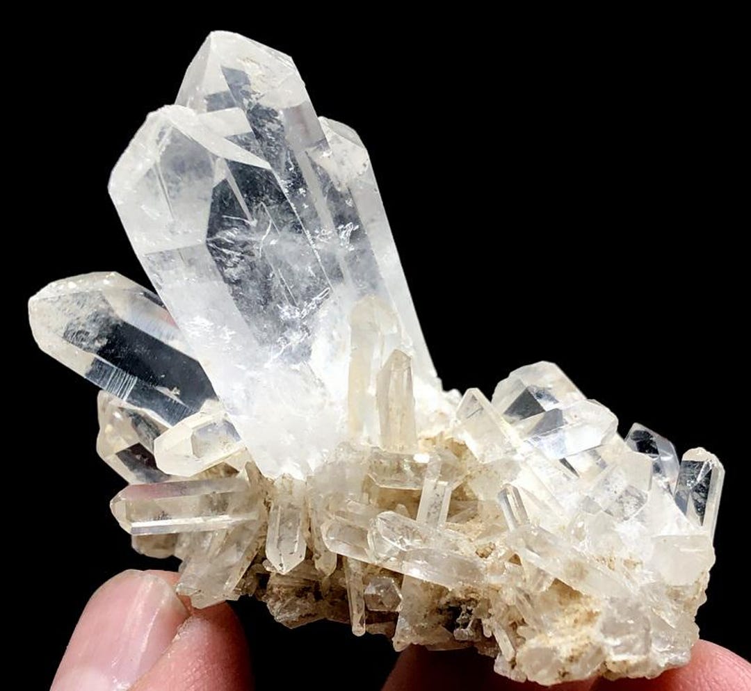30 Gram Gorgeous Bunch of Quartz Crystals Beautiful Cluster From ...