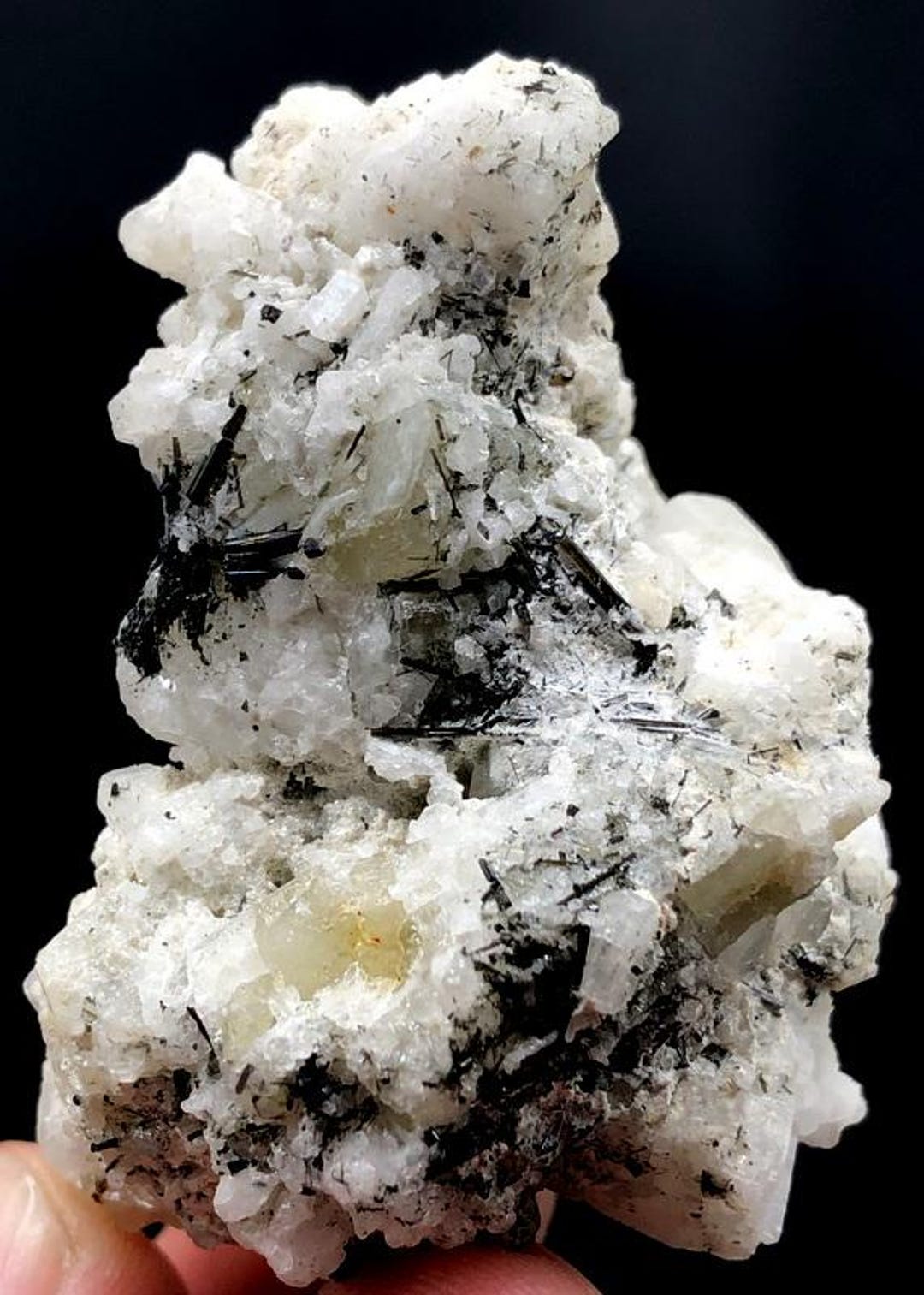 35 Gram Beautiful Bunch of Apatite Crystal With Schorl on Matrix ...