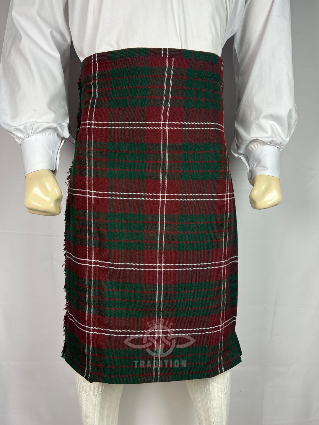 Clan Crawford Kilt, Traditional Wool Kilt, 8 Yard Custom Tartan Kilt ...
