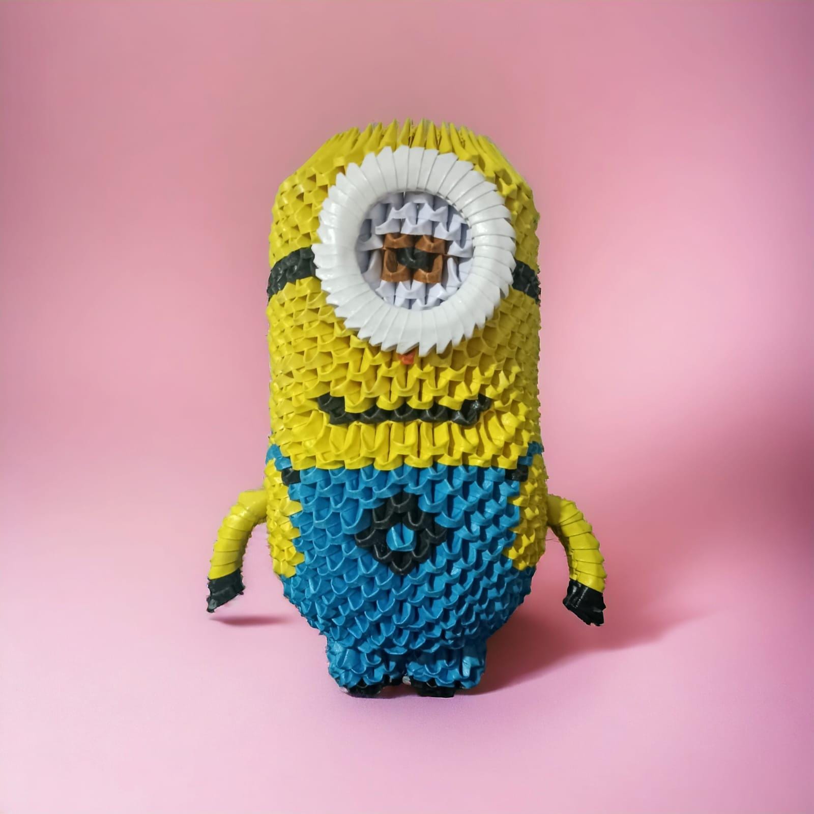 3D ORIGAMI MINION - Despicable Me, 3D Origami, Minion, Figure - Etsy
