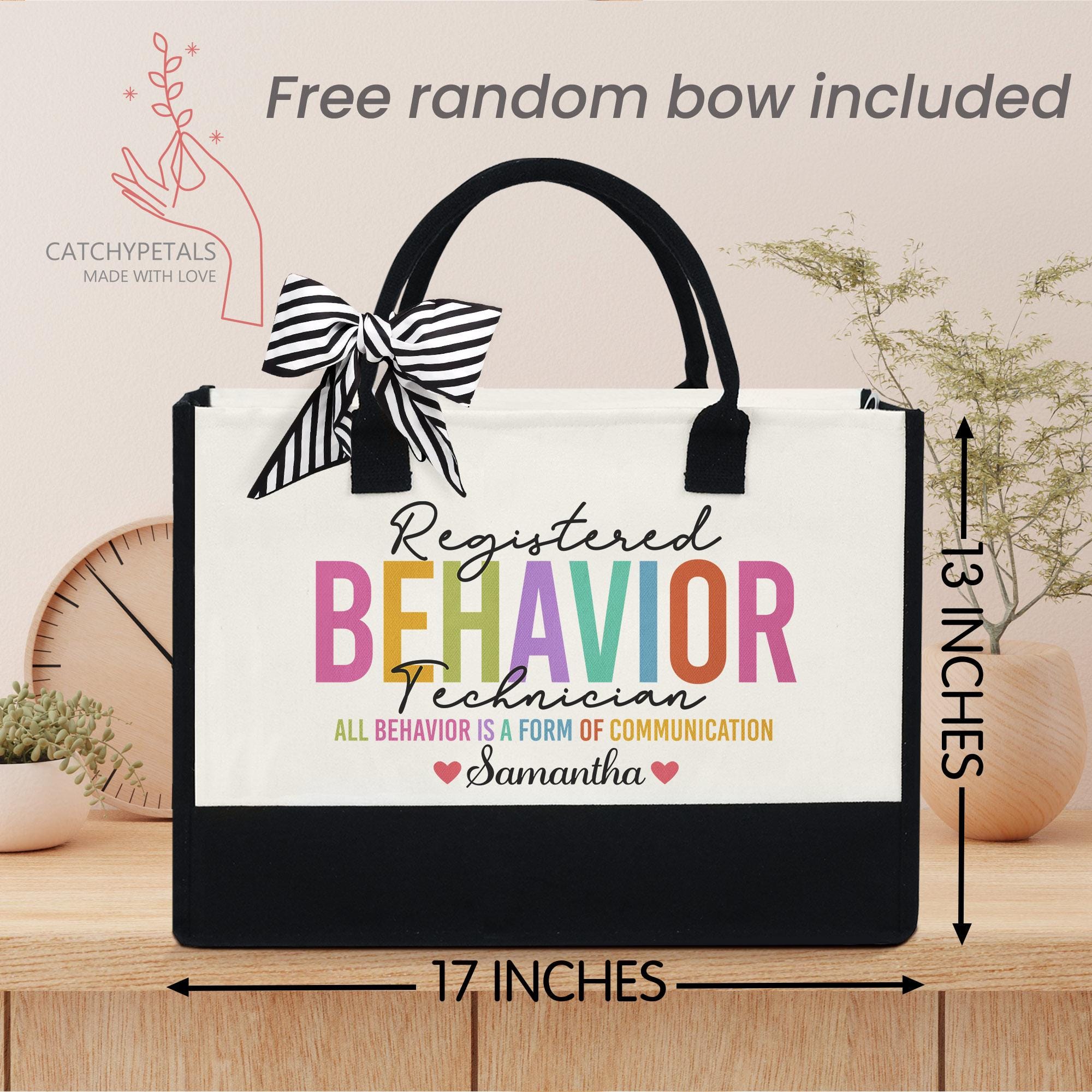 Registered Behavior Tech Tote Bag, RBT Tote Bag, Behavior Technician ...