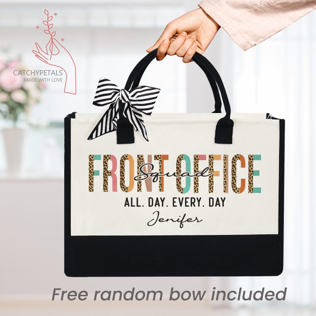 Front Office Tote Bag, Secretary Gifts, Administrative Assistant Tote ...