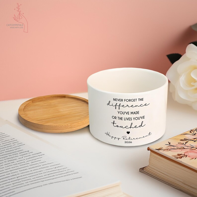 Retirement Plant Pot, Retirement Gifts for Women, Retired Coworker Gift ...