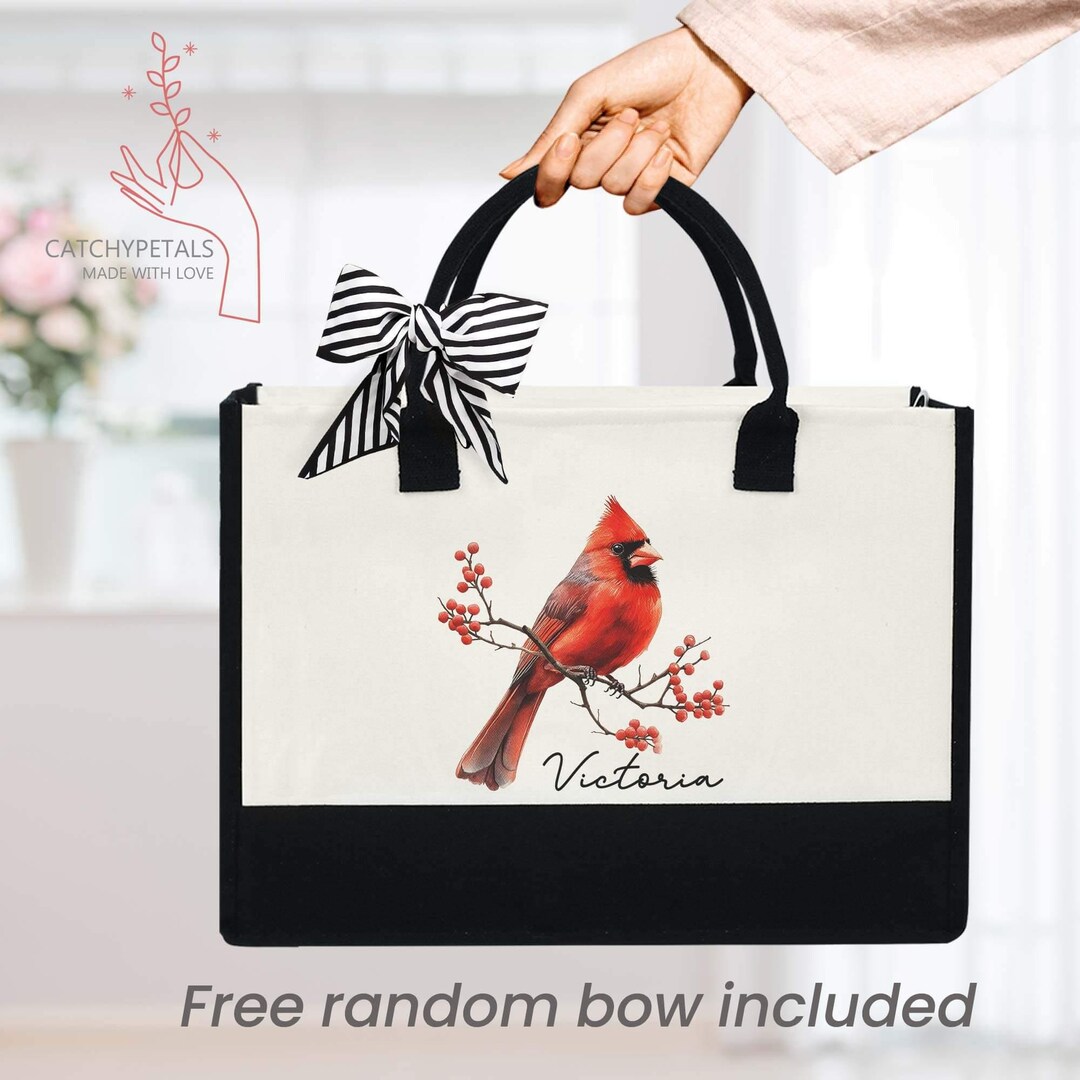 Cardinal Tote Bag, Mother's Day Gift for Mom, Gift for Grandma, Nana ...