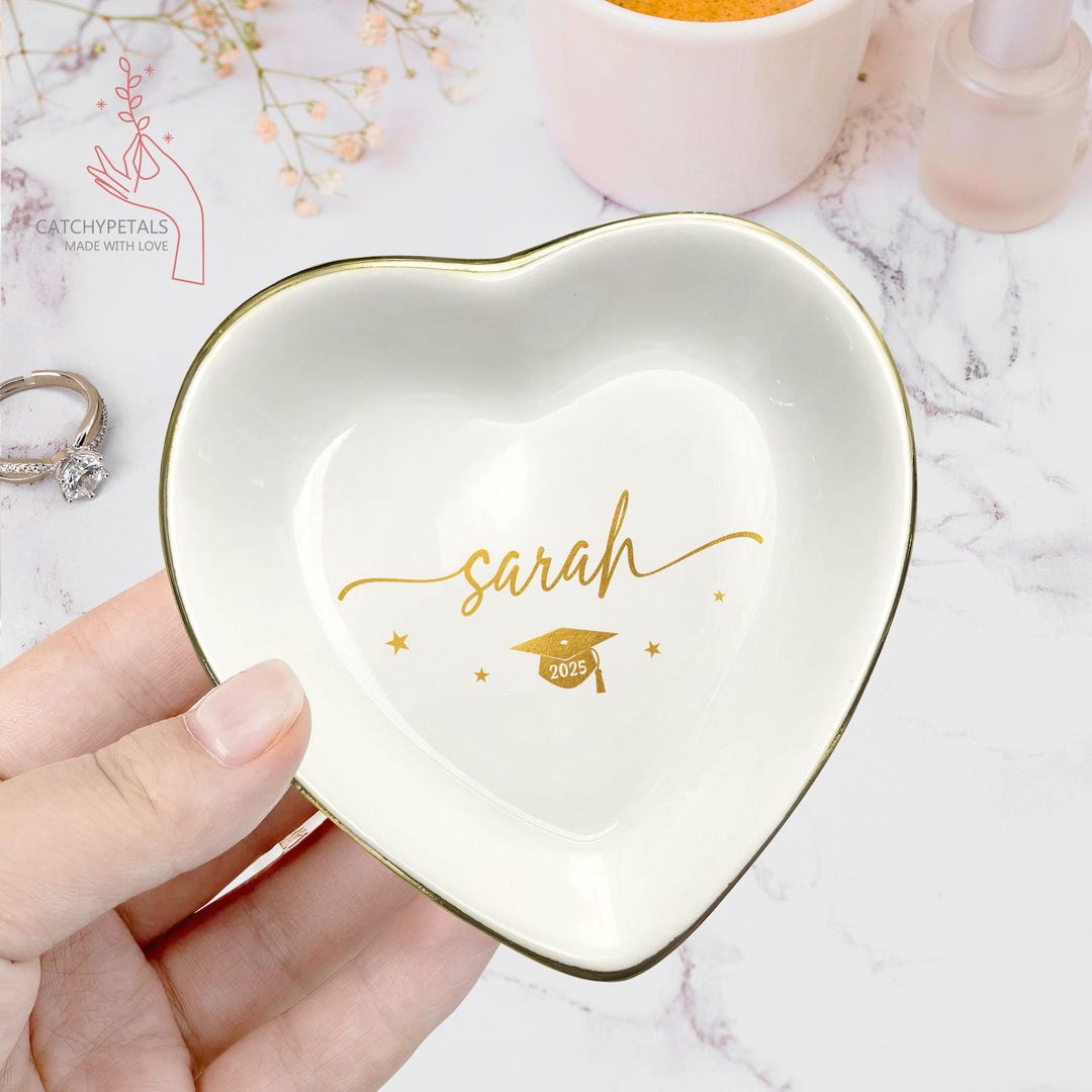 Personalised Graduation Jewelry Dish, Graduation Ring Dish, Graduation ...