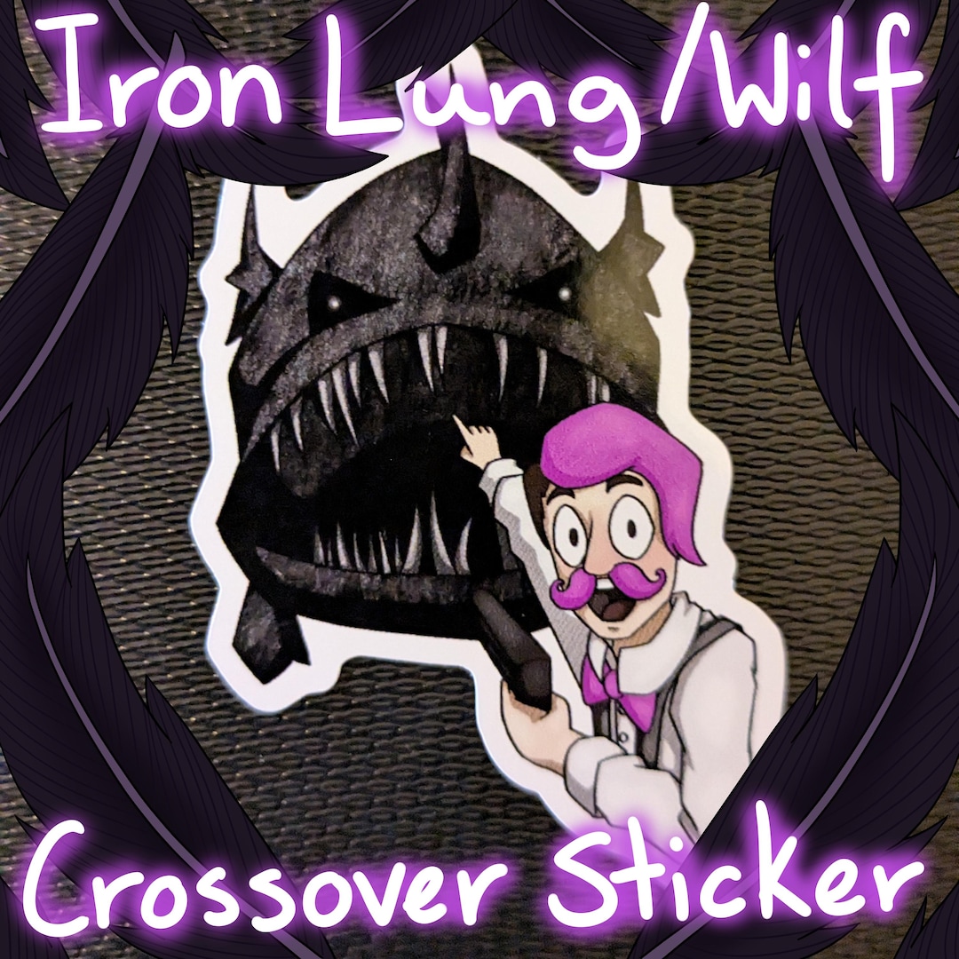 Iron Lung Wilford Warfstache Markiplier Crossover Sticker - Etsy