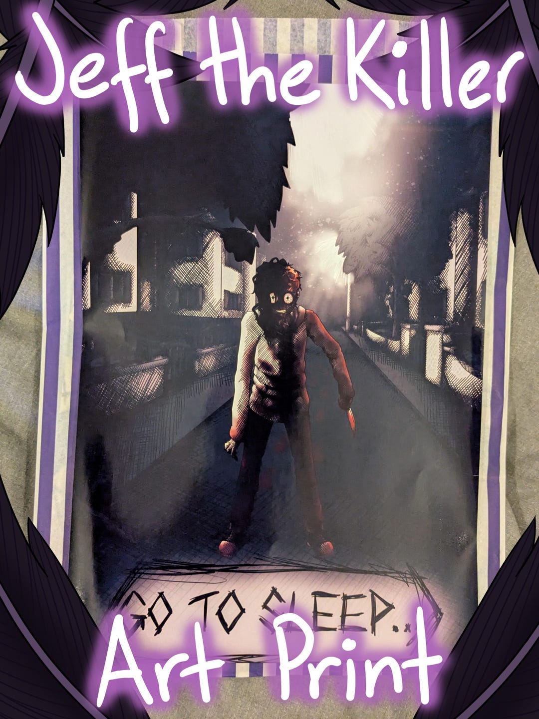 Jeff the Killer: Creepypasta Art Print - Etsy